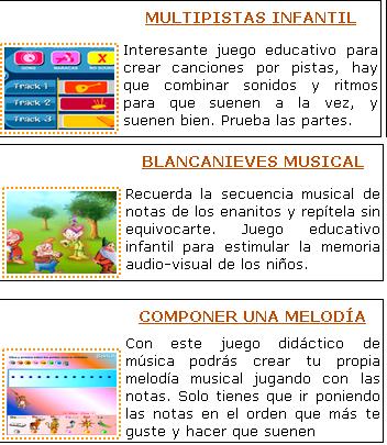 MÚSICA :: Recursos Educació Infantil